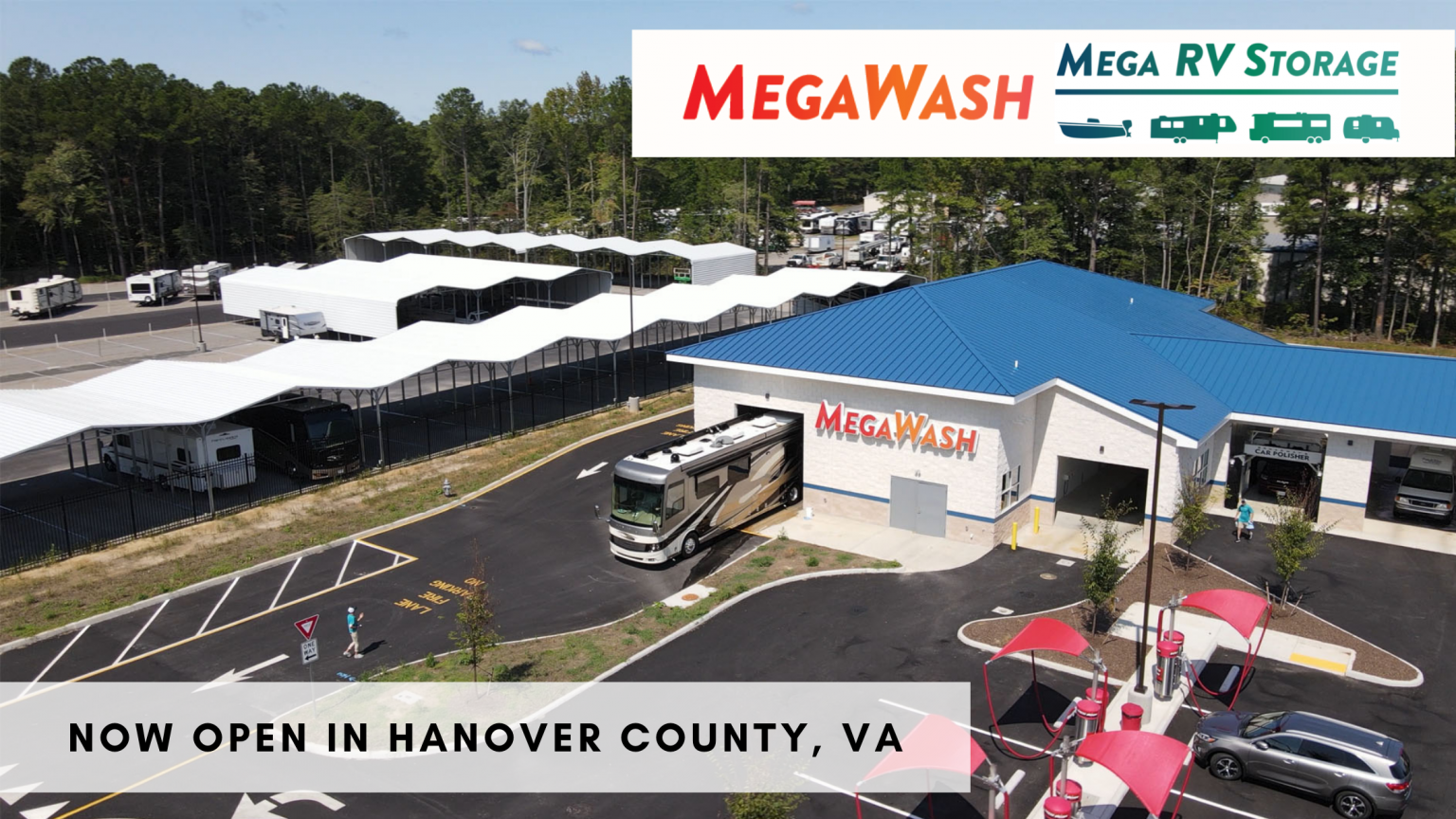 Megawash And Mega Rv Storage Open In Ashland Va Hanover County
